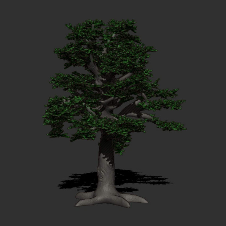 3D Printable Oak Tree by Geektopia Games
