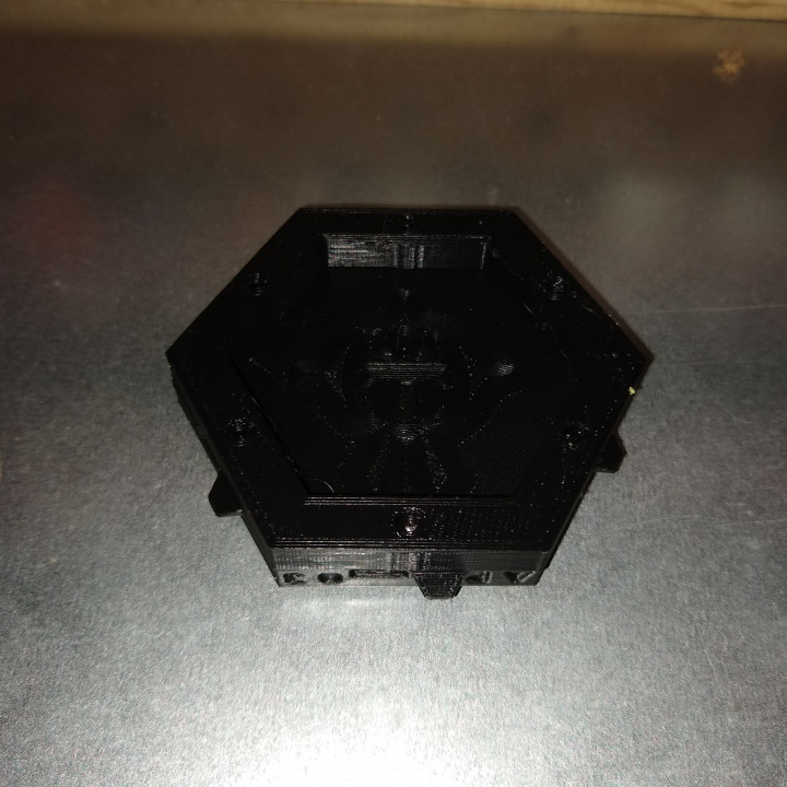 3D Printable 65mm Hex OpenForge Base by Andrew Bahls