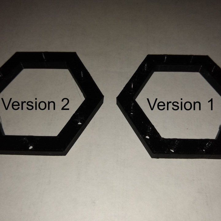3D Printable 65mm Hex OpenForge Base by Andrew Bahls