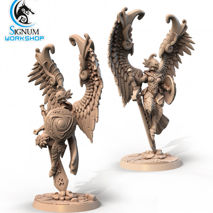 3D Printable Gudrun, the proud Valkyrie by Signum Workshop