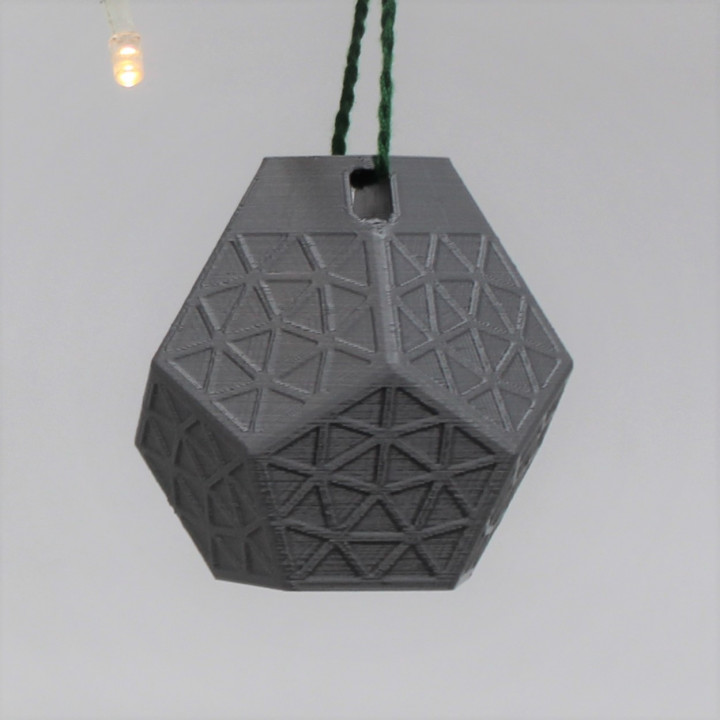 3D Printable Set Of Three Christmas Ornaments by 3D Print Project Athens