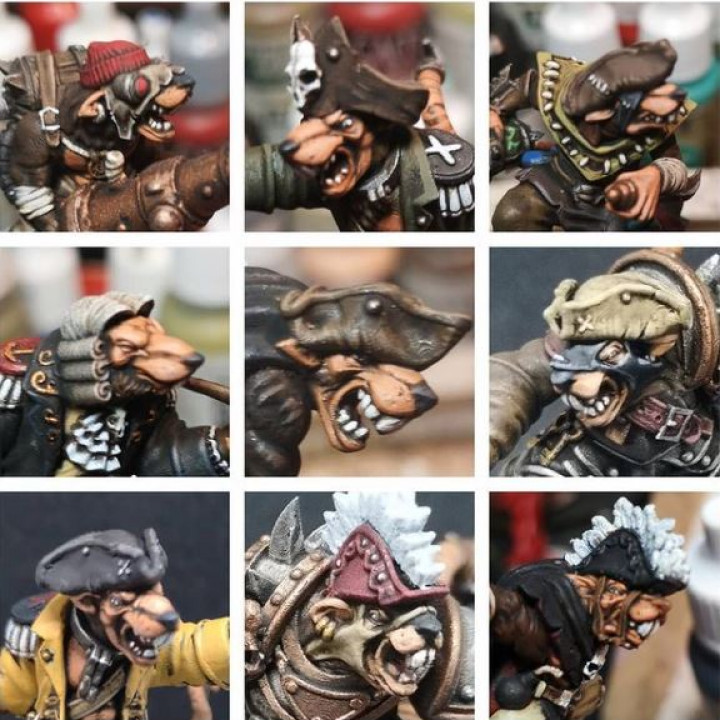 3D Print of Pi'Rats Team for Fantasy Football by Drakkaz