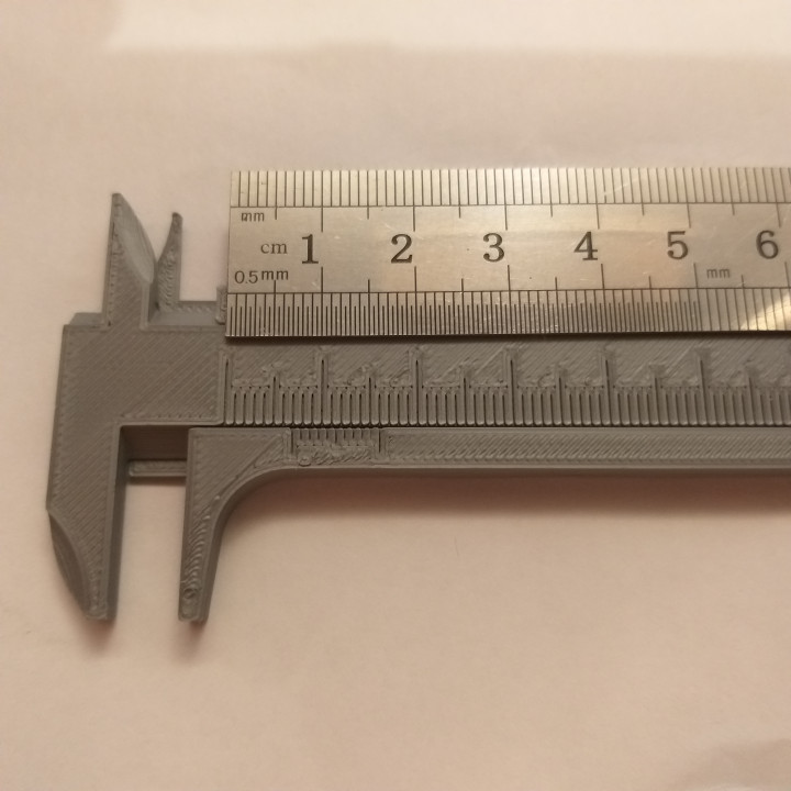 3D Printable Vernier Caliper by Maquina Engineering Studio