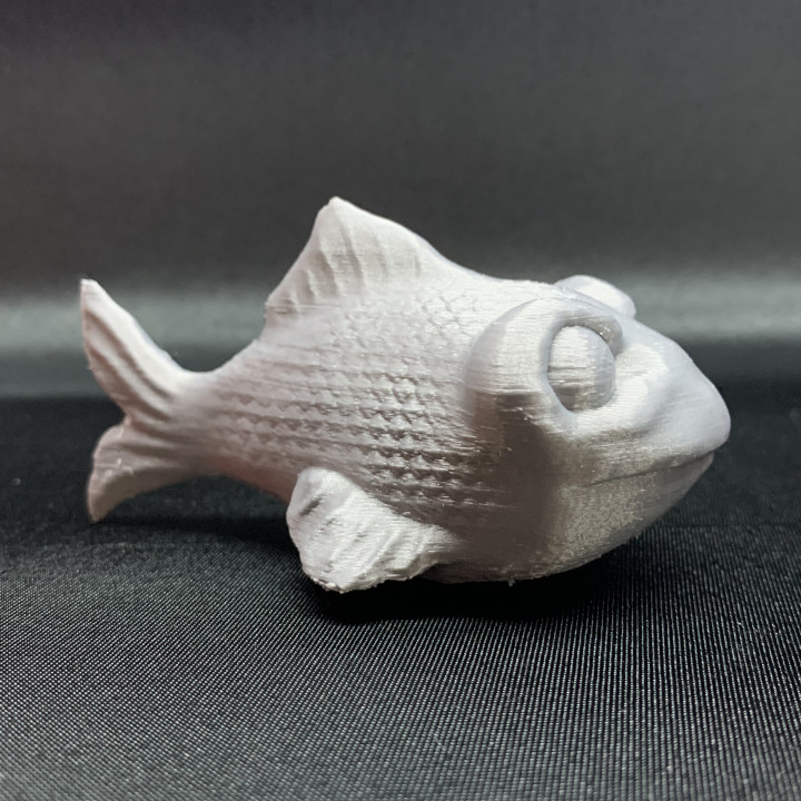3D Printable Angry Fish by Ed