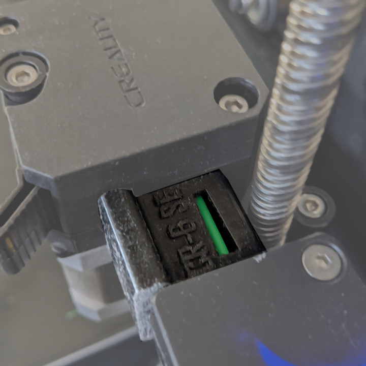 3D Printable Creality CR6 SE Filament Guide by James