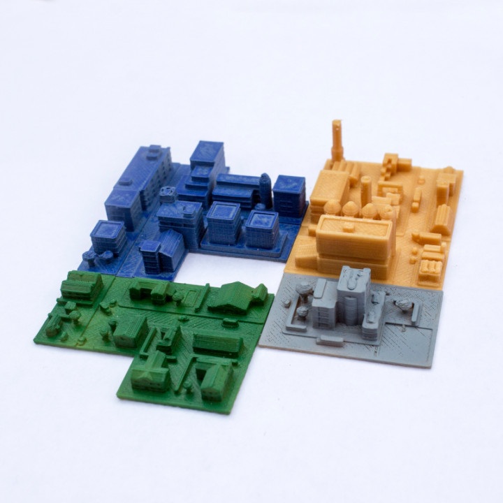 3D Printable 3D models for Cities: Skylines - The Board game by Rustan ...