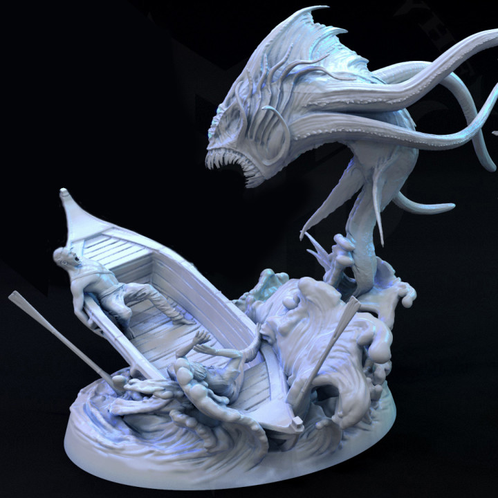 3D Printable Aboleth by Mini Monster Mayhem