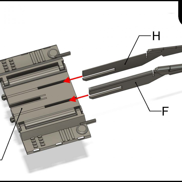 3D Printable Lambda-Class Imperial Shuttle Kit Card by Michael Grugel