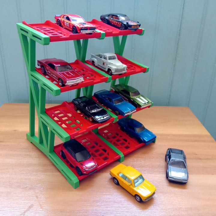 3D Printable TOY CAR STAND by Renzo Castro