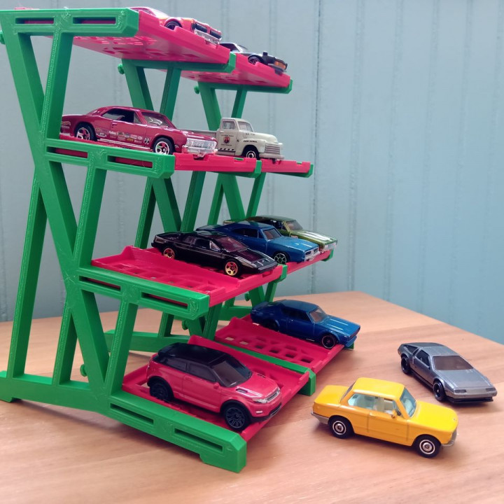 3D Printable TOY CAR STAND by Renzo Castro