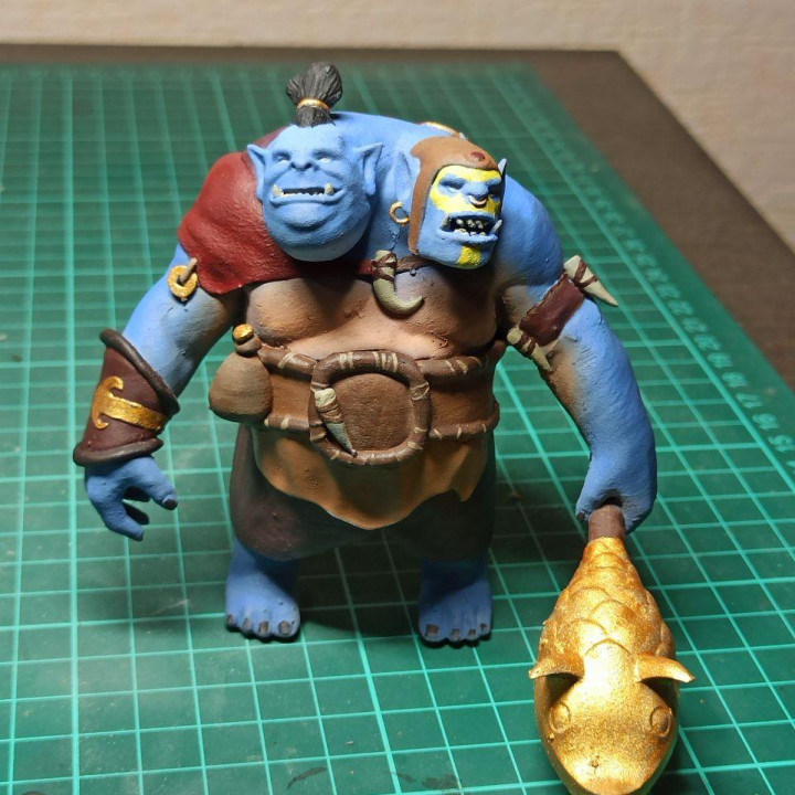 3D Printable DOTA 2 FANART OGRE MAGI by Alexander Sidorenko