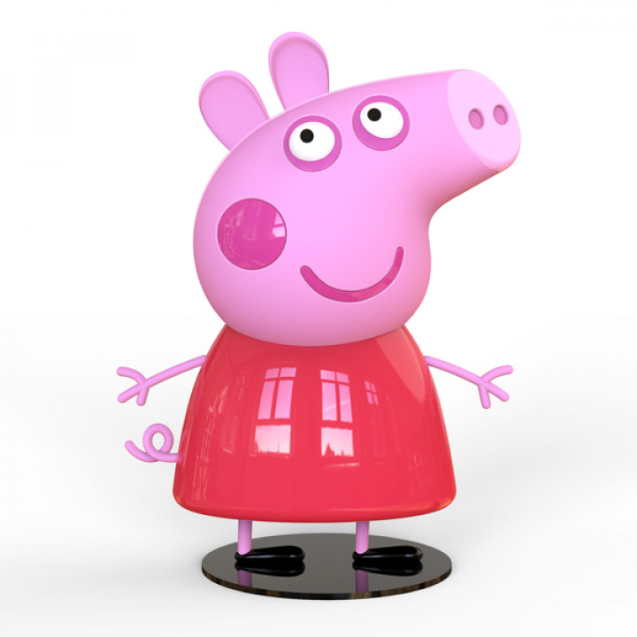 3D Printable Peppa pig by Cyril