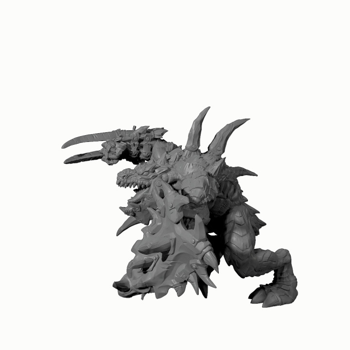 3D Printable Lizardman Chieftain - Professionally pre-supported! by Greg Kourakos