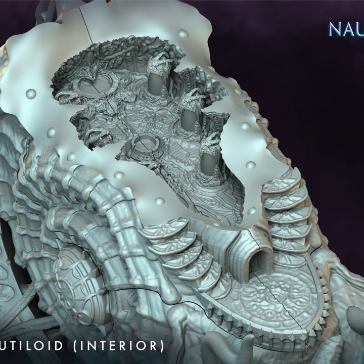 3D Printable The Nautiloid by Archvillain Games