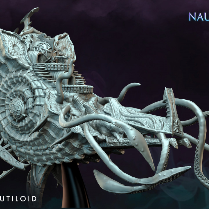 3D Printable The Nautiloid by Archvillain Games
