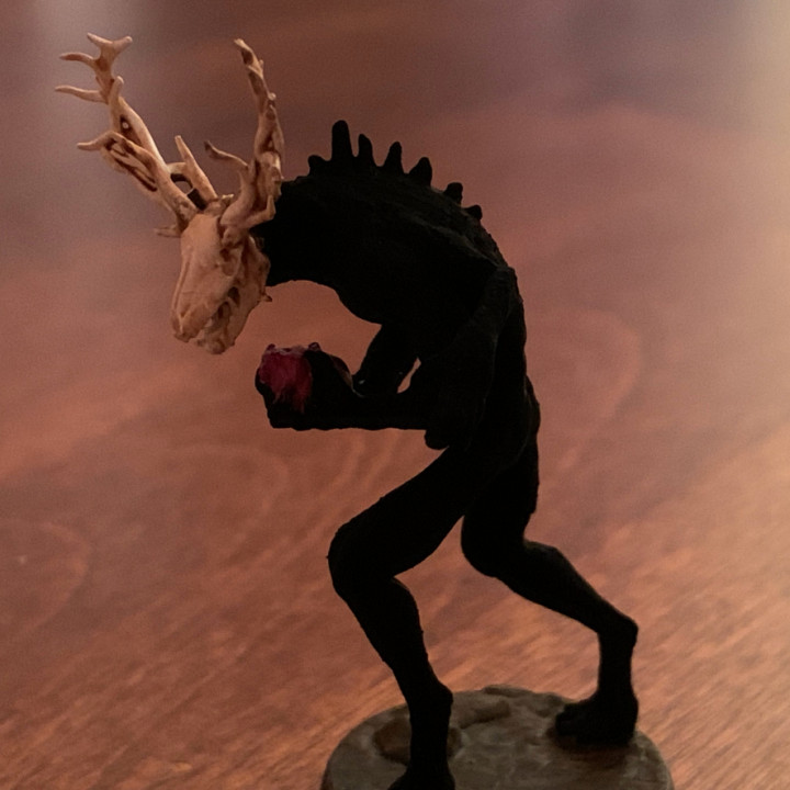 3D Print of Wendigo - Tabletop Miniature by Scritch