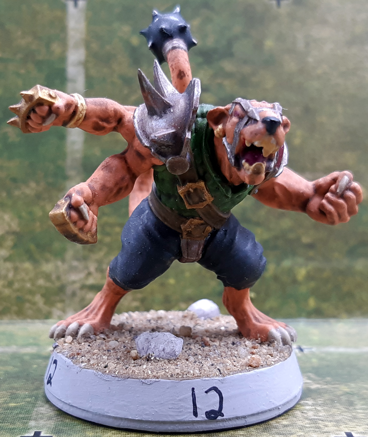 3D Printable Extra Lineman 1 by Punga Miniatures