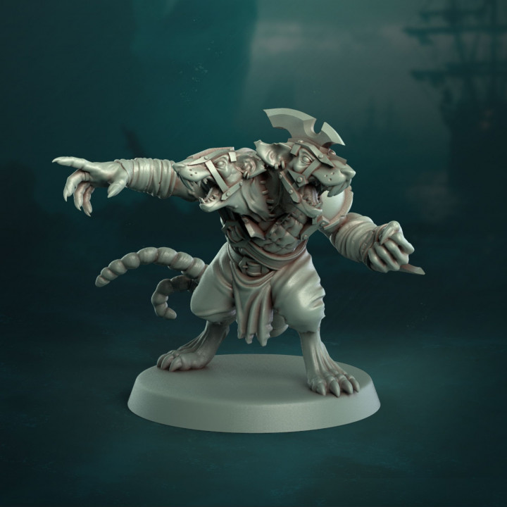 3D Printable Extra Lineman 2 by Punga Miniatures