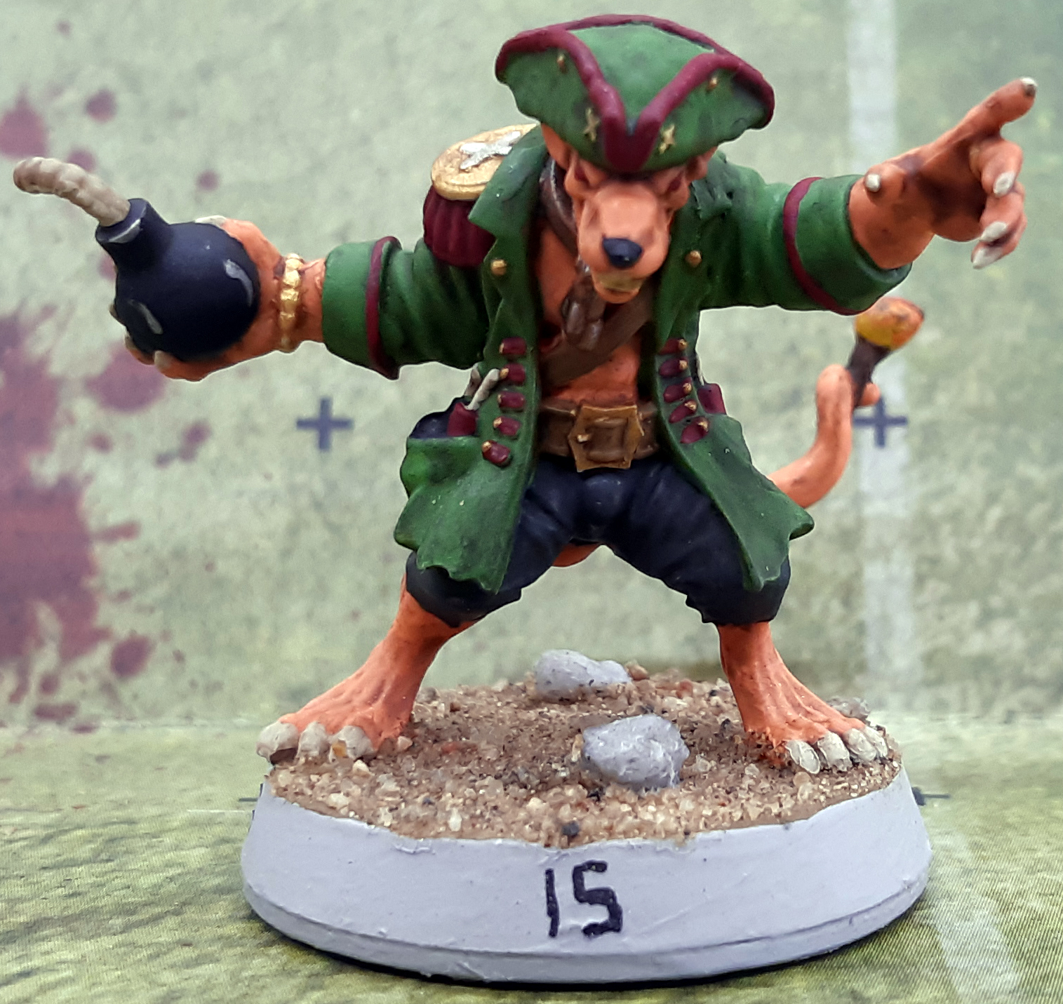 3D Printable Pi'Rat Lineman 1 by Punga Miniatures