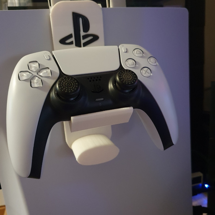 3D Printable Playstation 5 Controller and Headset holder by Dylan