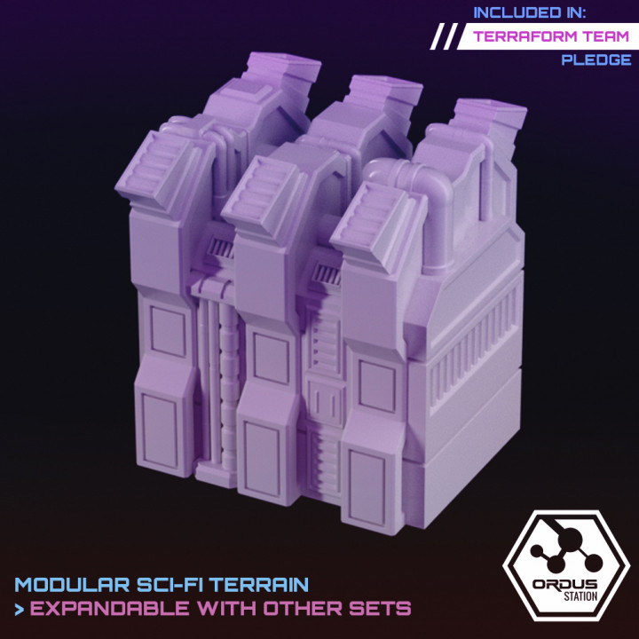 3D Printable Planetary Engineering Terrain Bundle by Saucermen Studios