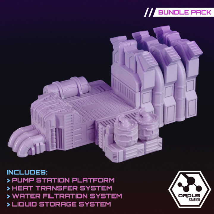 3D Printable Planetary Engineering Terrain Bundle by Saucermen Studios