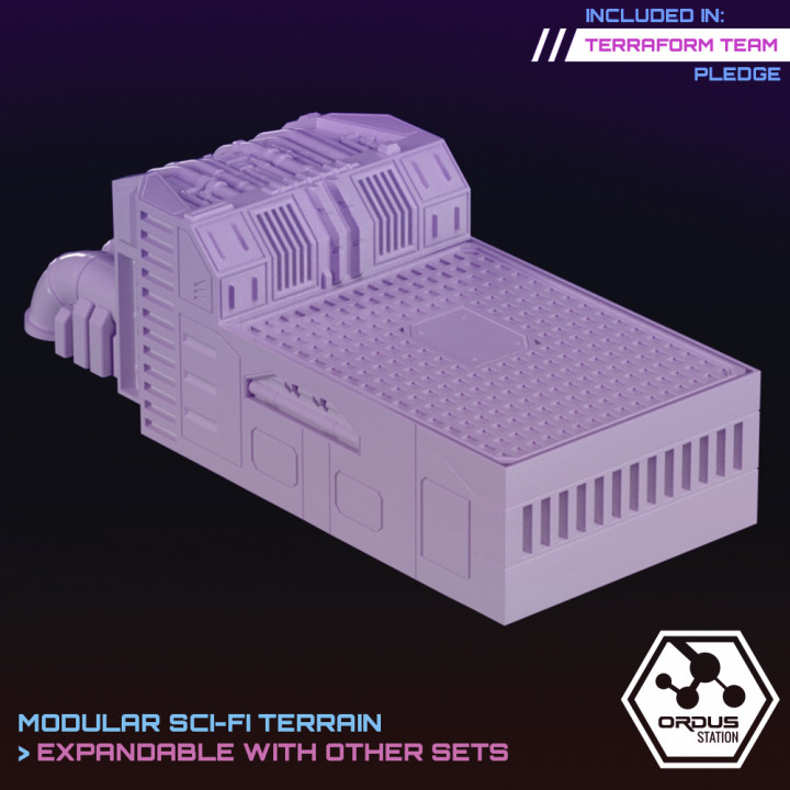 3D Printable Planetary Engineering Terrain Bundle by Saucermen Studios