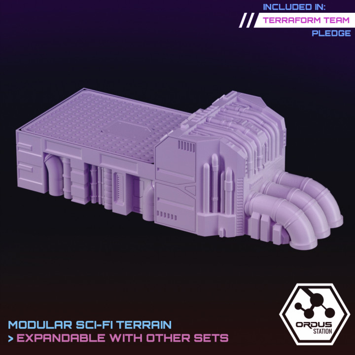 3D Printable Planetary Engineering Terrain Bundle by Saucermen Studios