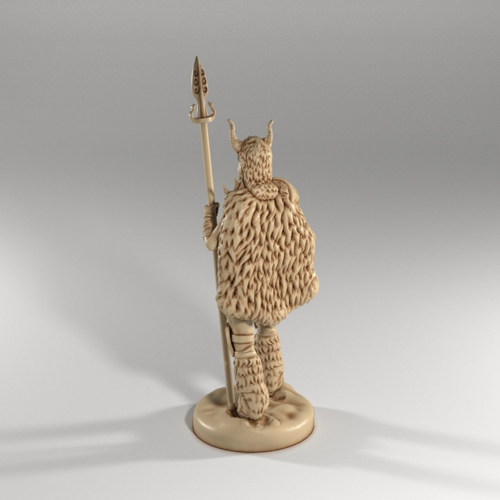 3D Printable Shieldmaiden Frost Giant Female Warrior - Ulfhild of the ...