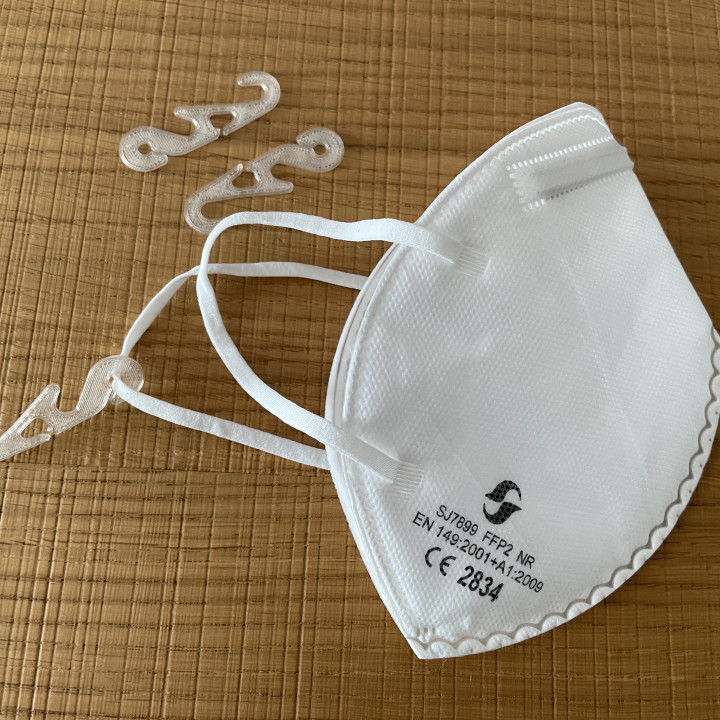 3D Printable Surgical Mask by Mauro Burlon