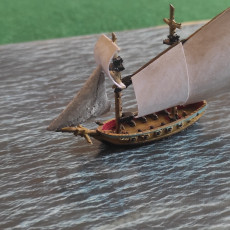 3D Printable Sailing Fleet 1/700th Scale by Productions Diratia