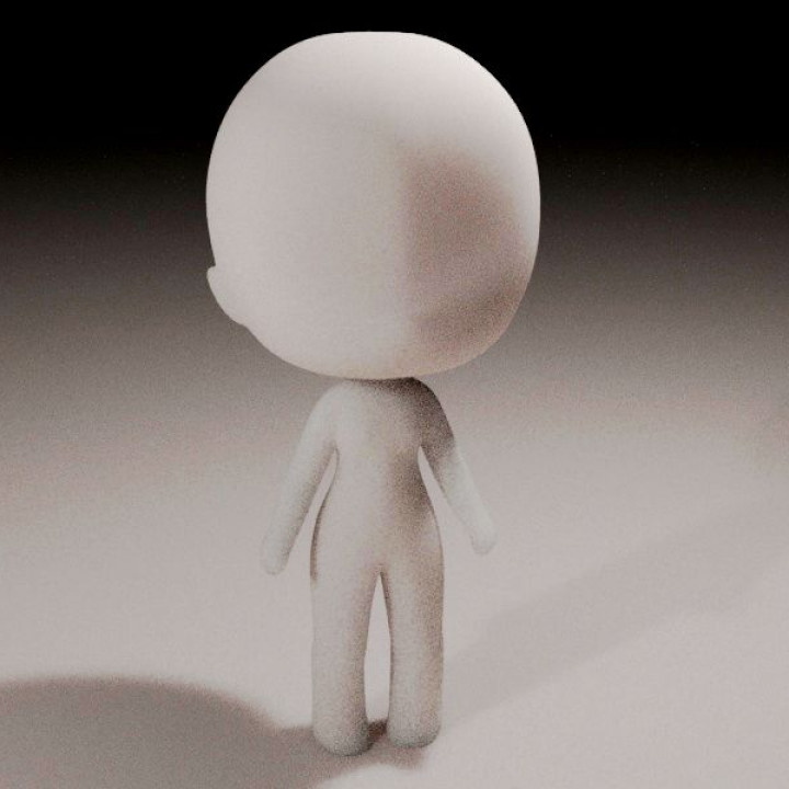 3D Printable Gacha Life base by Alfredo Chaves