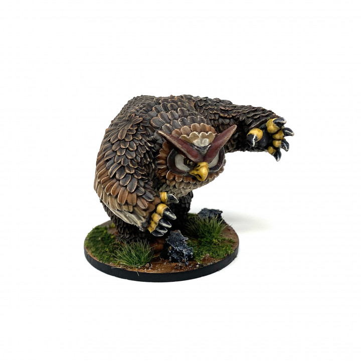 3D Printable The Owlbear : Tabletop Classics Series 1 (2 Versions) by Arcknight LLC
