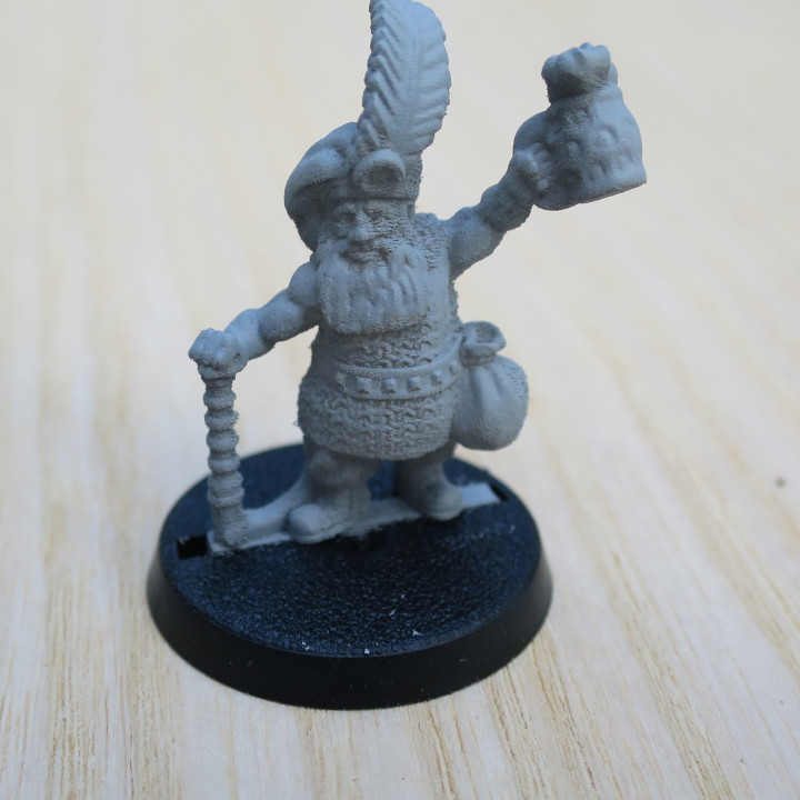 3D Printable Dwarf Mercenary Toastmaster – STL for Fantasy RPGs ...