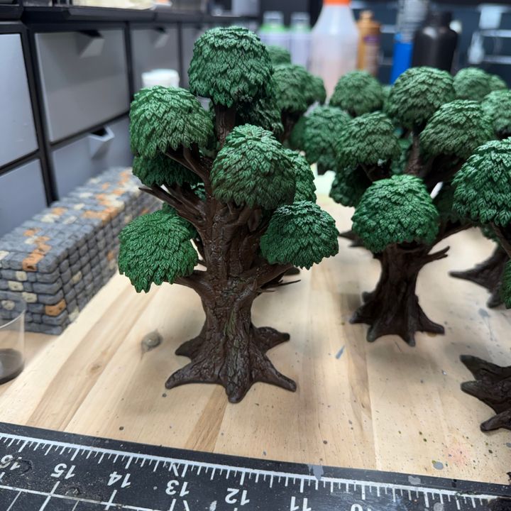 3D Print of Set of 5 3d printable trees by mvlamberti