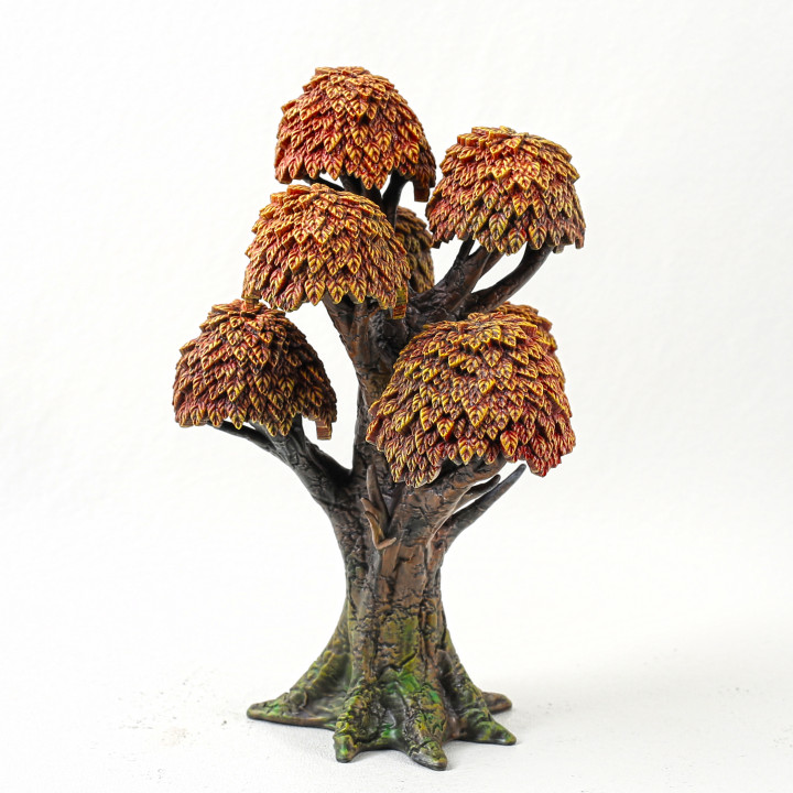 3D Printable Set of 5 3d printable trees by Greg Kourakos