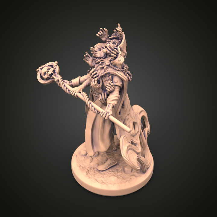 3D Printable Necromancer - STL - Pre-supported by Grinning God