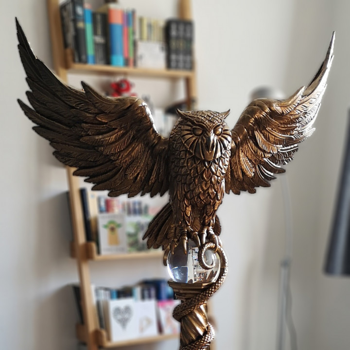 3D Printable Owl Lectern by Leavon Archer