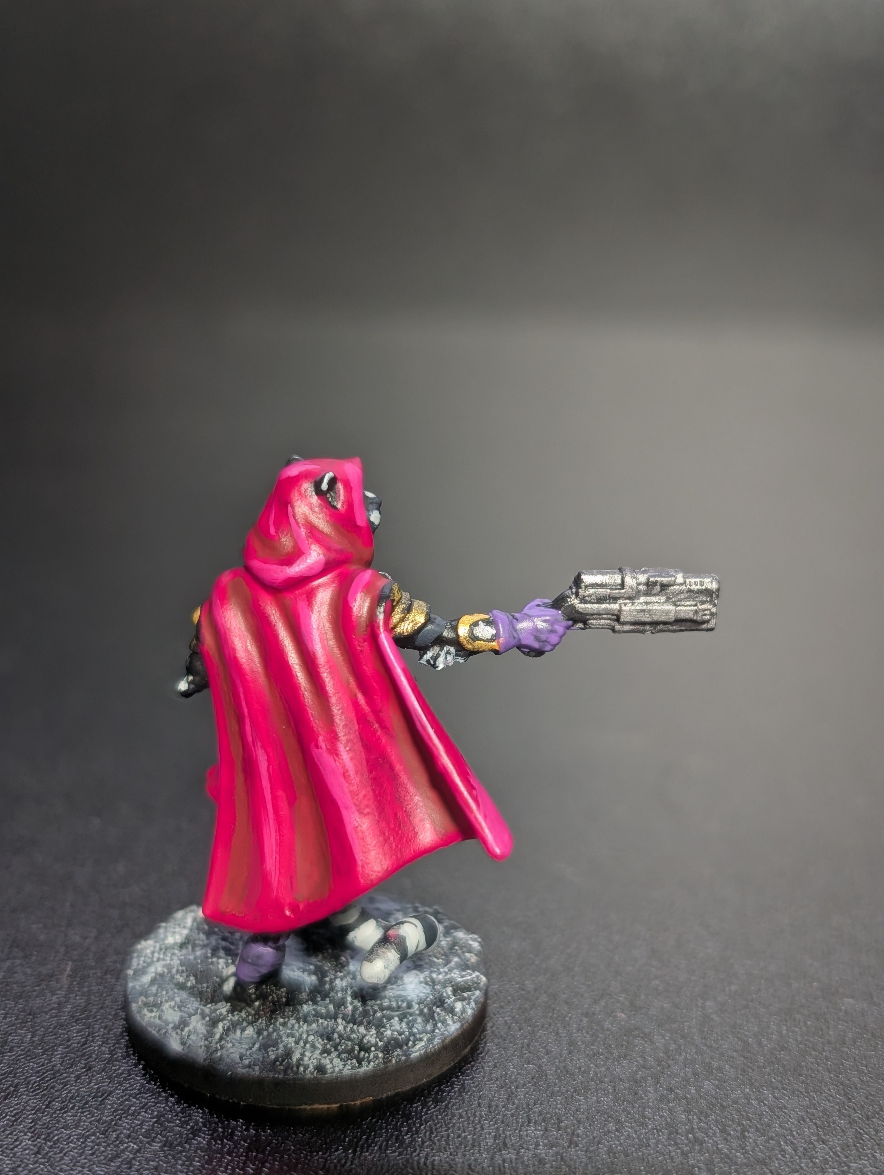 3D Printable Cyber Forge Captain Taja Criton-Sun by Titan Forge Miniatures