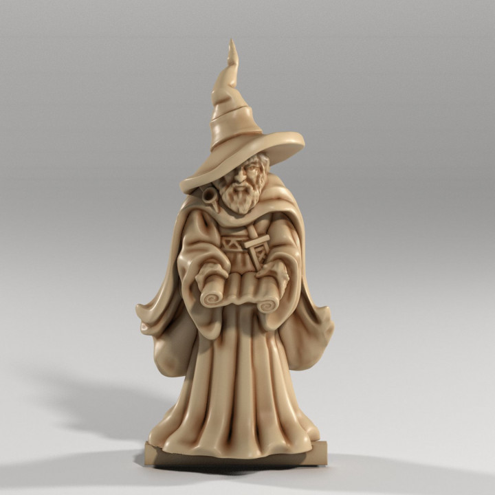 3D Printable Adventurer - The Rainbow Wizard - Colorful Fantasy Magic ...