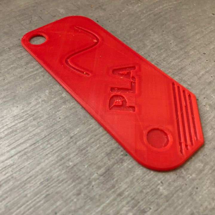 3D Printable Filament swatch PLA / Filament Farbkarten PLA by Marcel T.