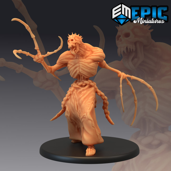 3D Printable Bone Claw / Skeleton Monster by Epic-Miniatures