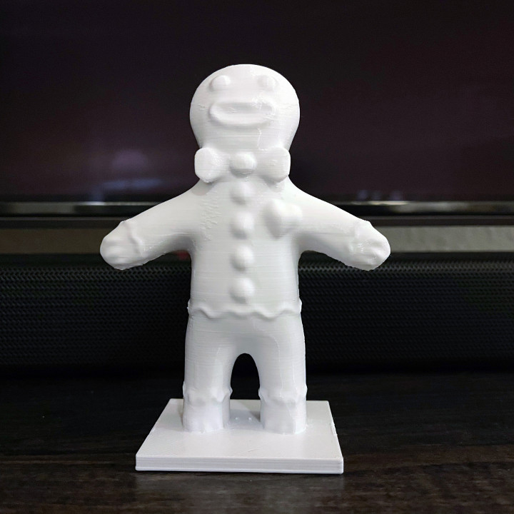 3D Printable Gingerbread man by Philippe Barreaud