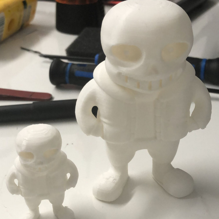 3D Printable Sans from Undertale by Alfredo Chaves