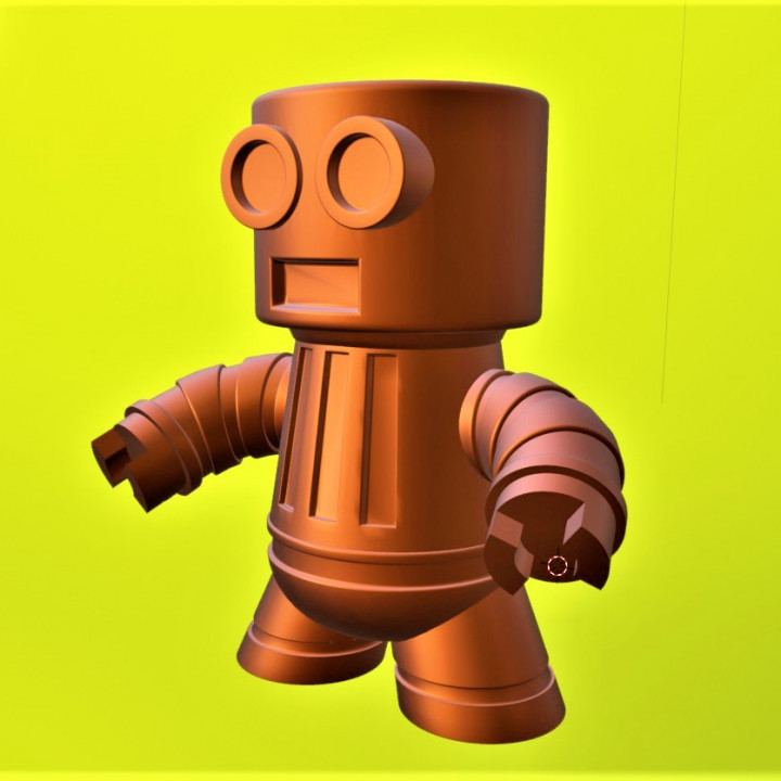 3D Printable HelperBot#2 by Eric Rubeck