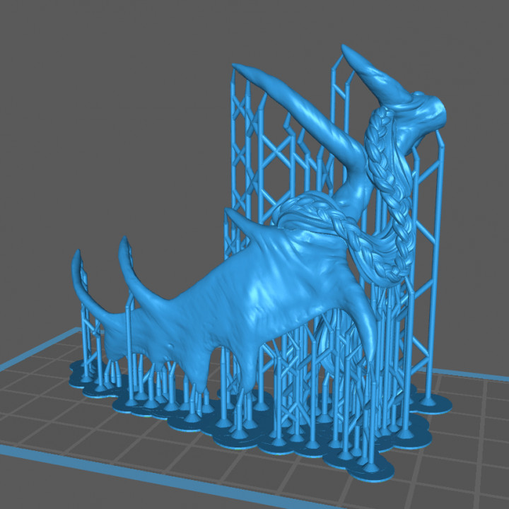 3D Printable Wendigo by Under the odd willow
