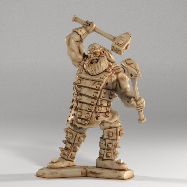 3D Printable Fire Giant Blacksmith Miniature – 3D Printable Fantasy ...