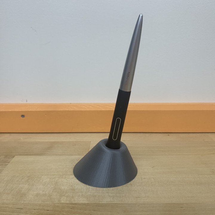 3D Printable Drawing tablet pen/stylus holder by AK Tanner