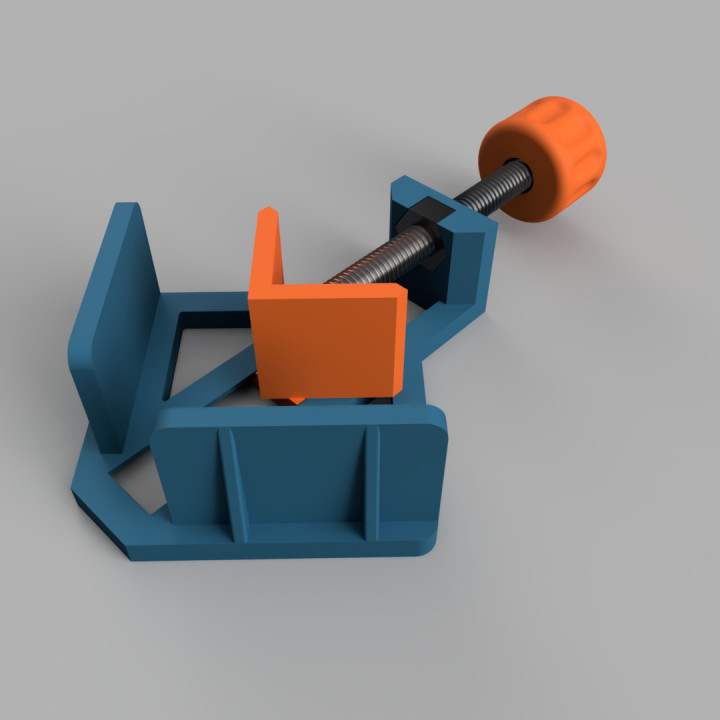 3D Printable 90 Degree Mini Corner Clamp by James Paz-Cundy