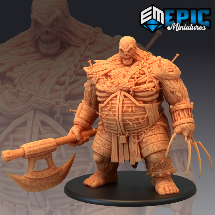 3D Printable Flesh Golem - The Jailor / Huge Undead Abomination by Epic ...